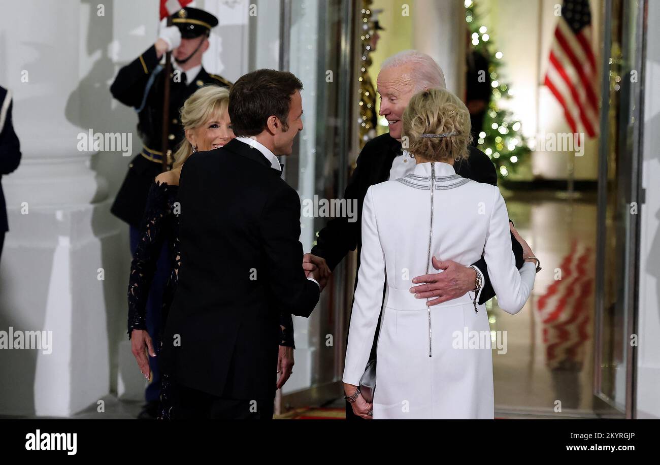 Washington, DC, USA on December 1st 2022. US presiddent Joe Biden, wife ...