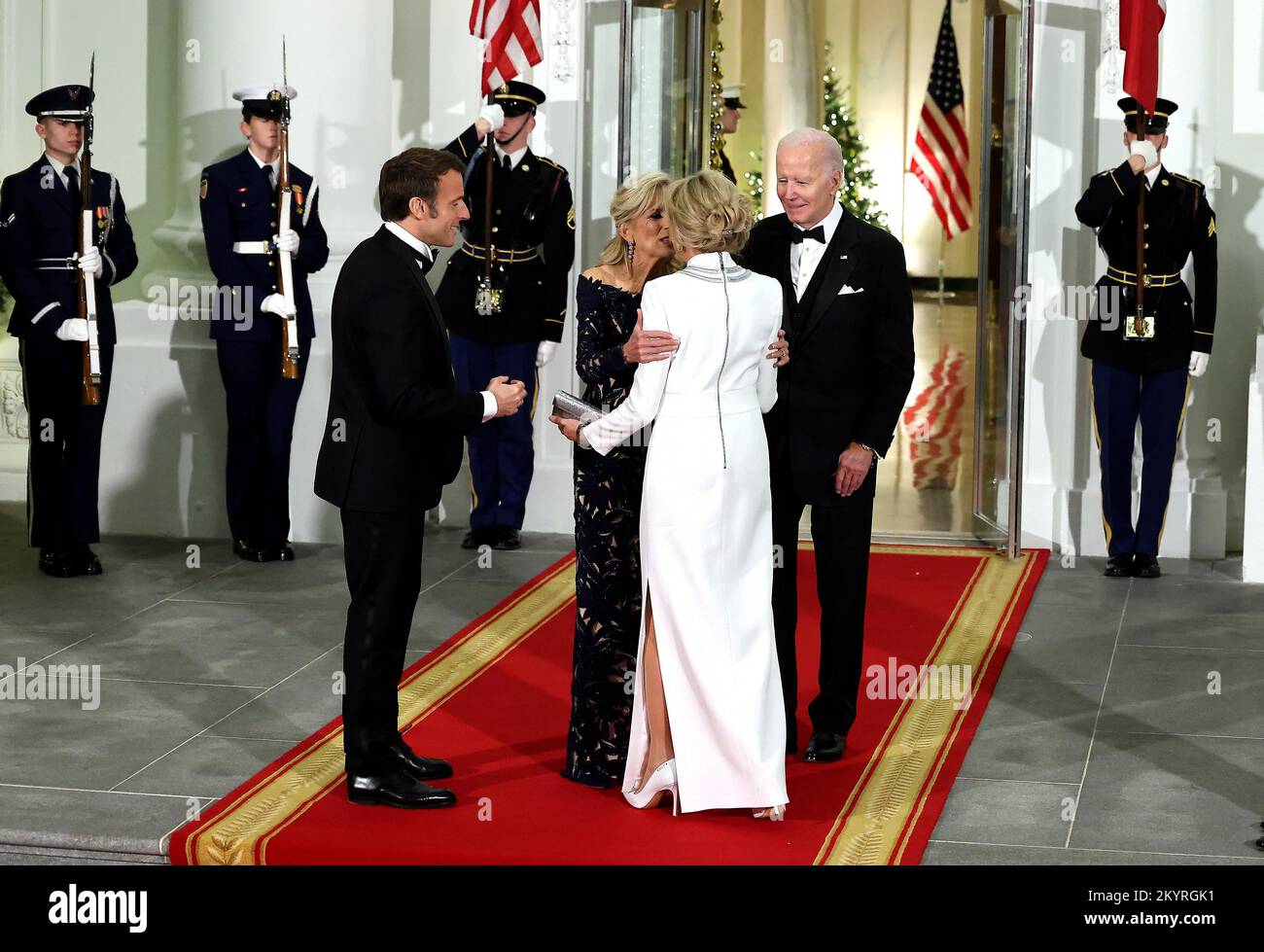 Washington, DC, USA on December 1st 2022. US presiddent Joe Biden, wife ...