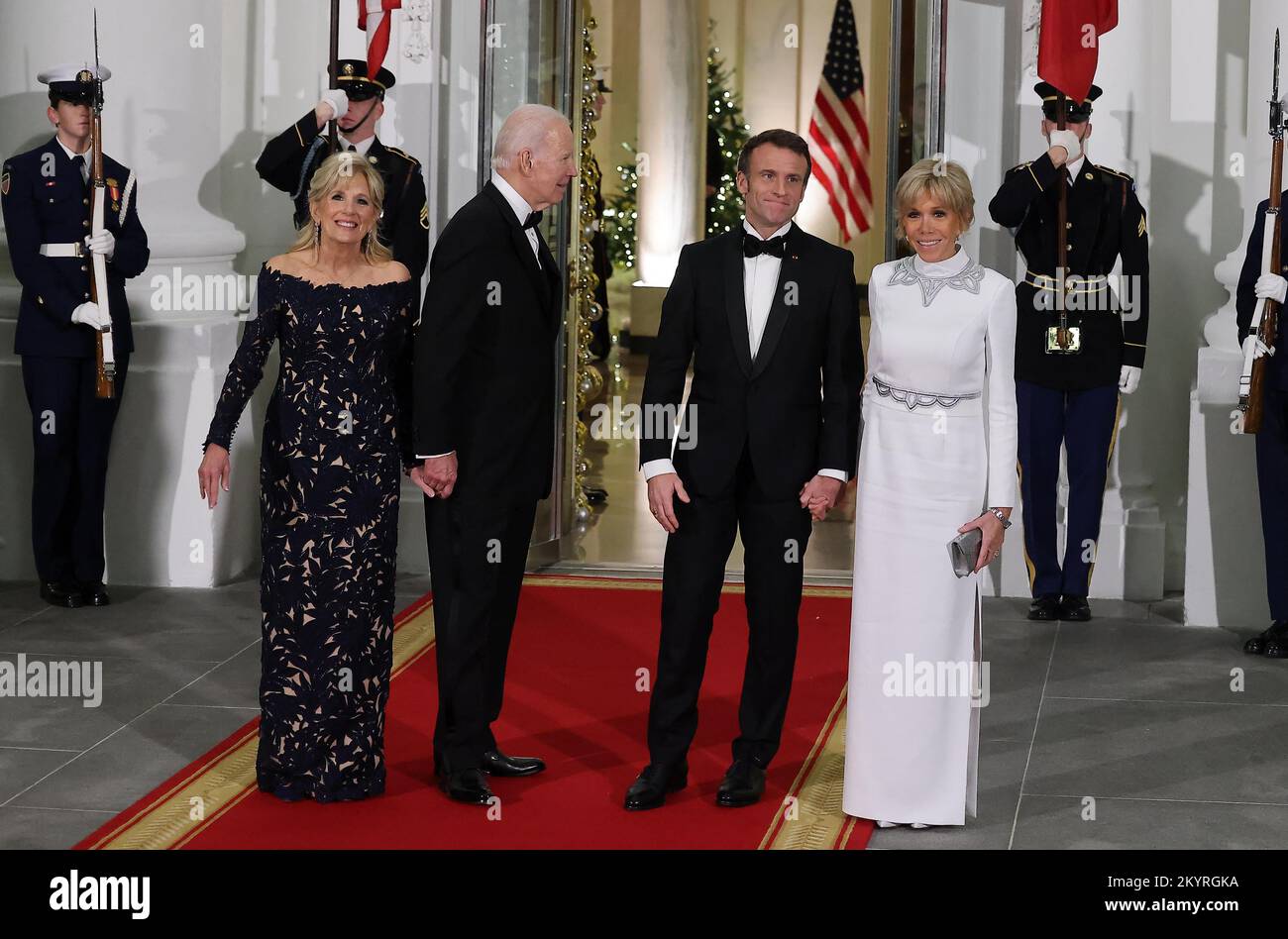 Washington, DC, USA on December 1st 2022. US presiddent Joe Biden, wife ...