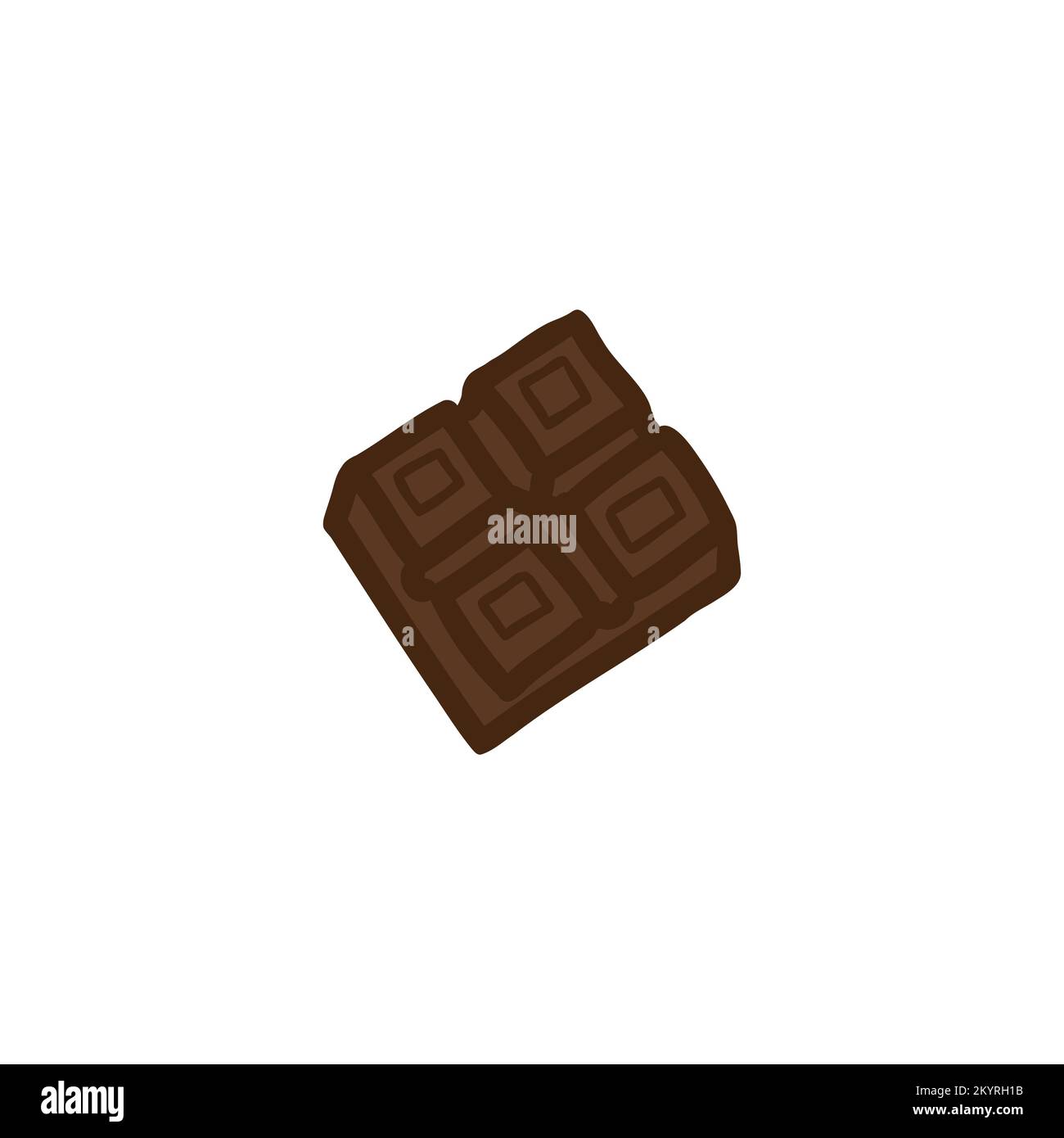 Black icon chocolate bar cartoon hi-res stock photography and images ...