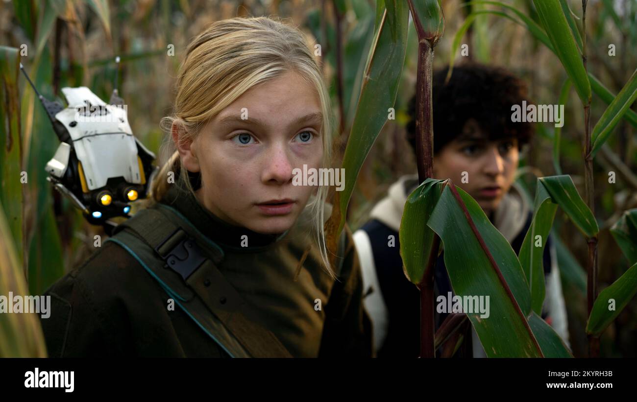 MAROUANE MEFTAH and KIKA VAN DE VIJVER in CAPTAIN NOVA (2021), directed ...