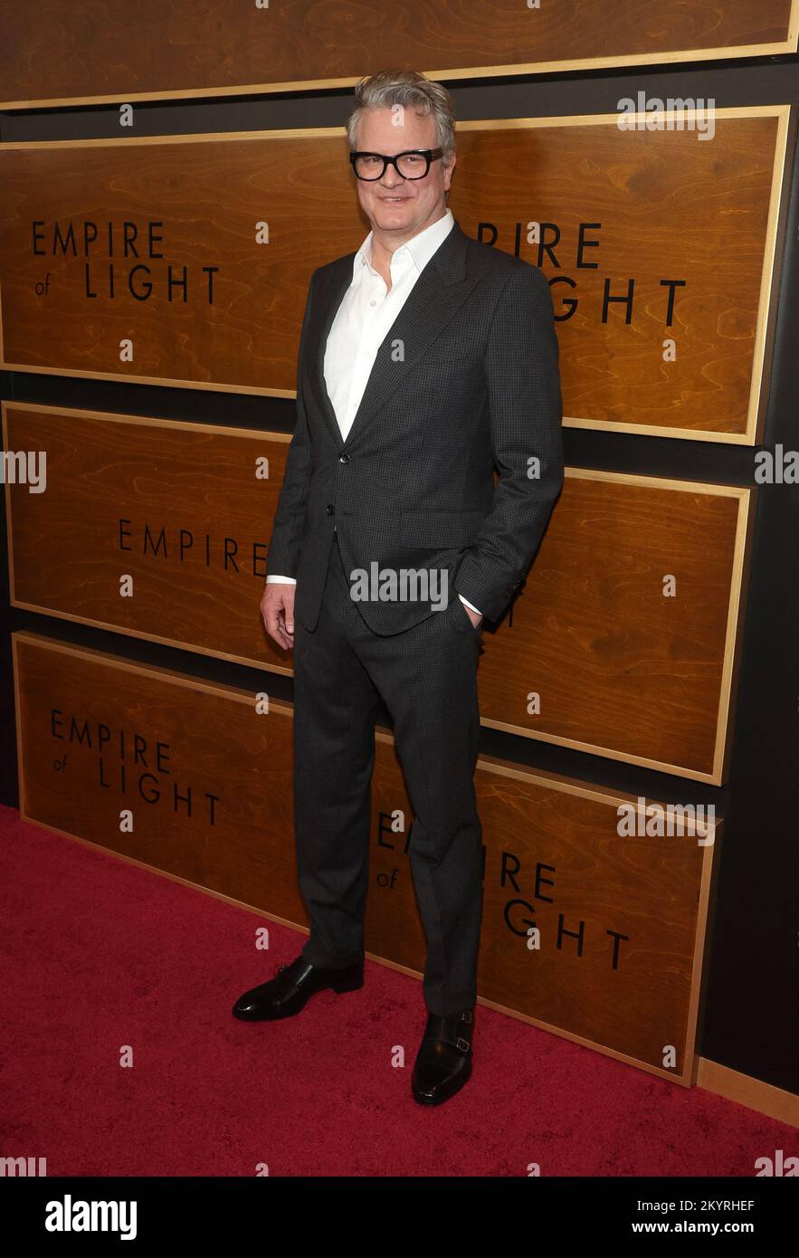 Los Angeles, CA, USA on December 1, 2022. Colin Firth at Los Angeles ...