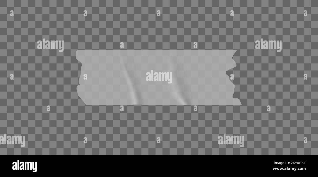 Adhesive tape. Sticky paper strip. Vector realistic scotch tapes Stock ...