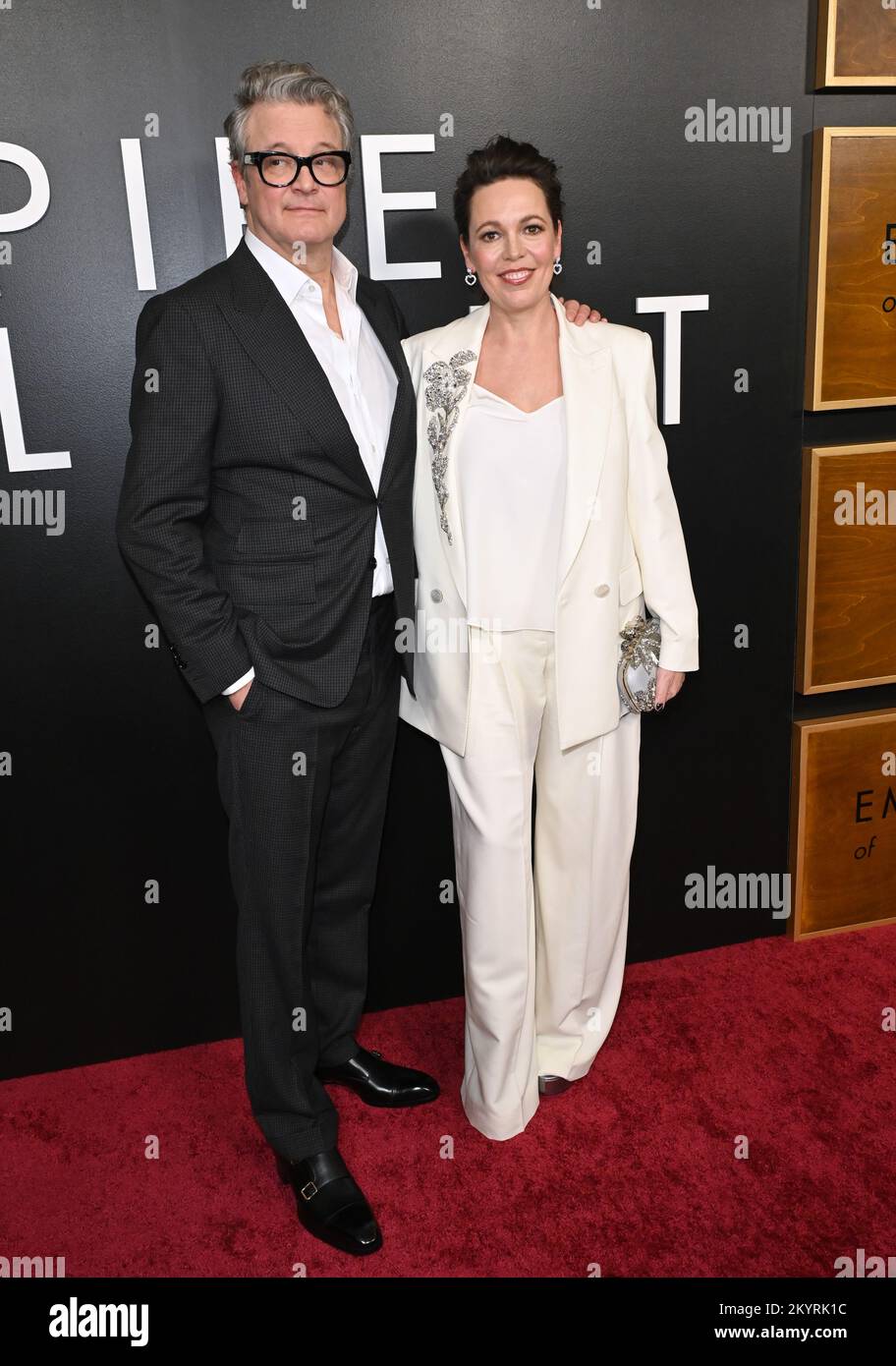 Los Angeles, USA. 01st Dec, 2022. Colin Firth & Olivia Colman at the ...