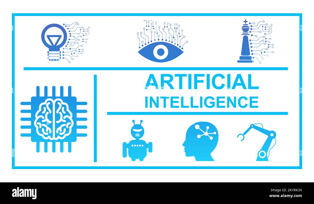Illustration of an ai concept Stock Photo - Alamy