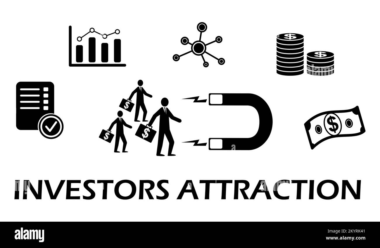 Illustration of an investors attraction concept Stock Photo - Alamy