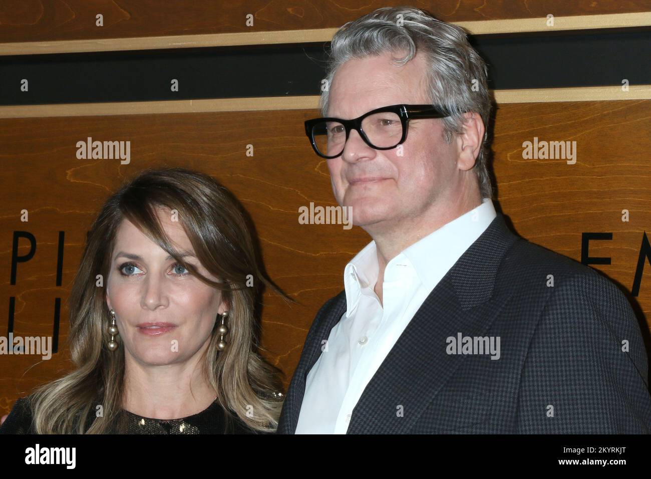 LOS ANGELES - DEC 1: Maggie Cohn, Colin Firth at the Empire of Light ...