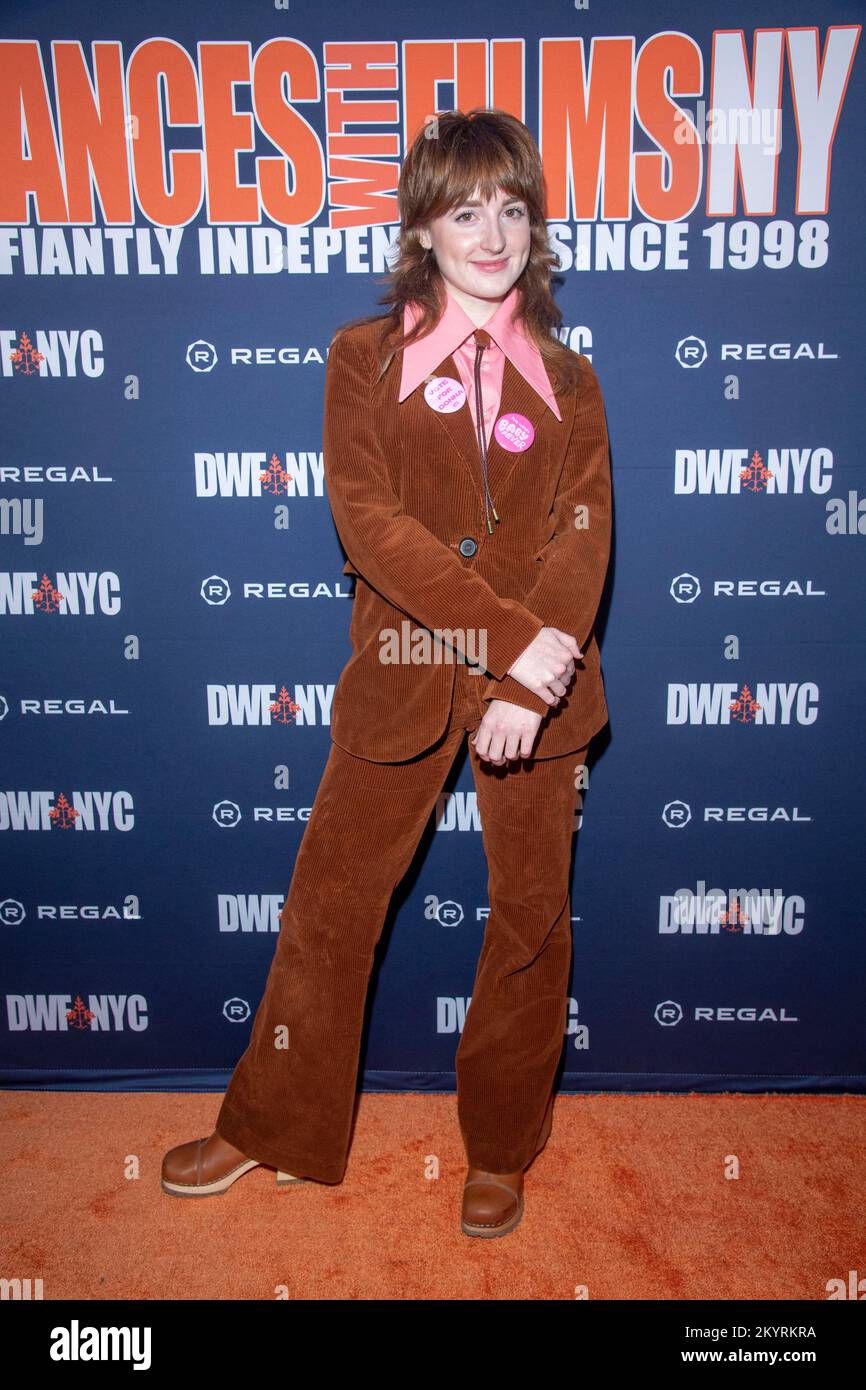 New York, United States. 01st Dec, 2022. Hannah May Cumming attends the ...