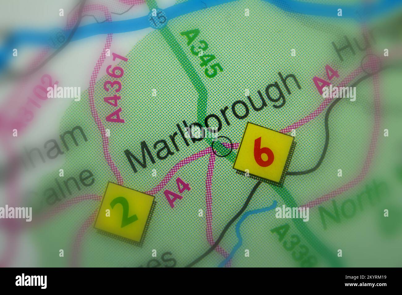 Marlborough district map hi-res stock photography and images - Alamy