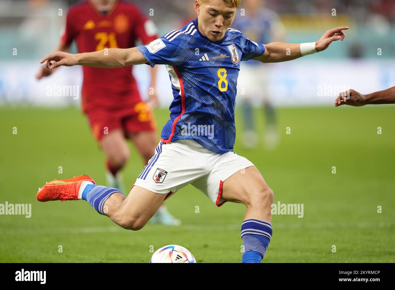 Ritsu Doan of Japan during the FIFA World Cup Qatar 2022 Group E match ...