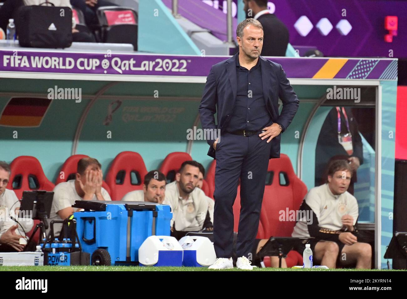 Federal coach Hans Dieter Hansi FLICK (GER), disappointment, frustrated ...