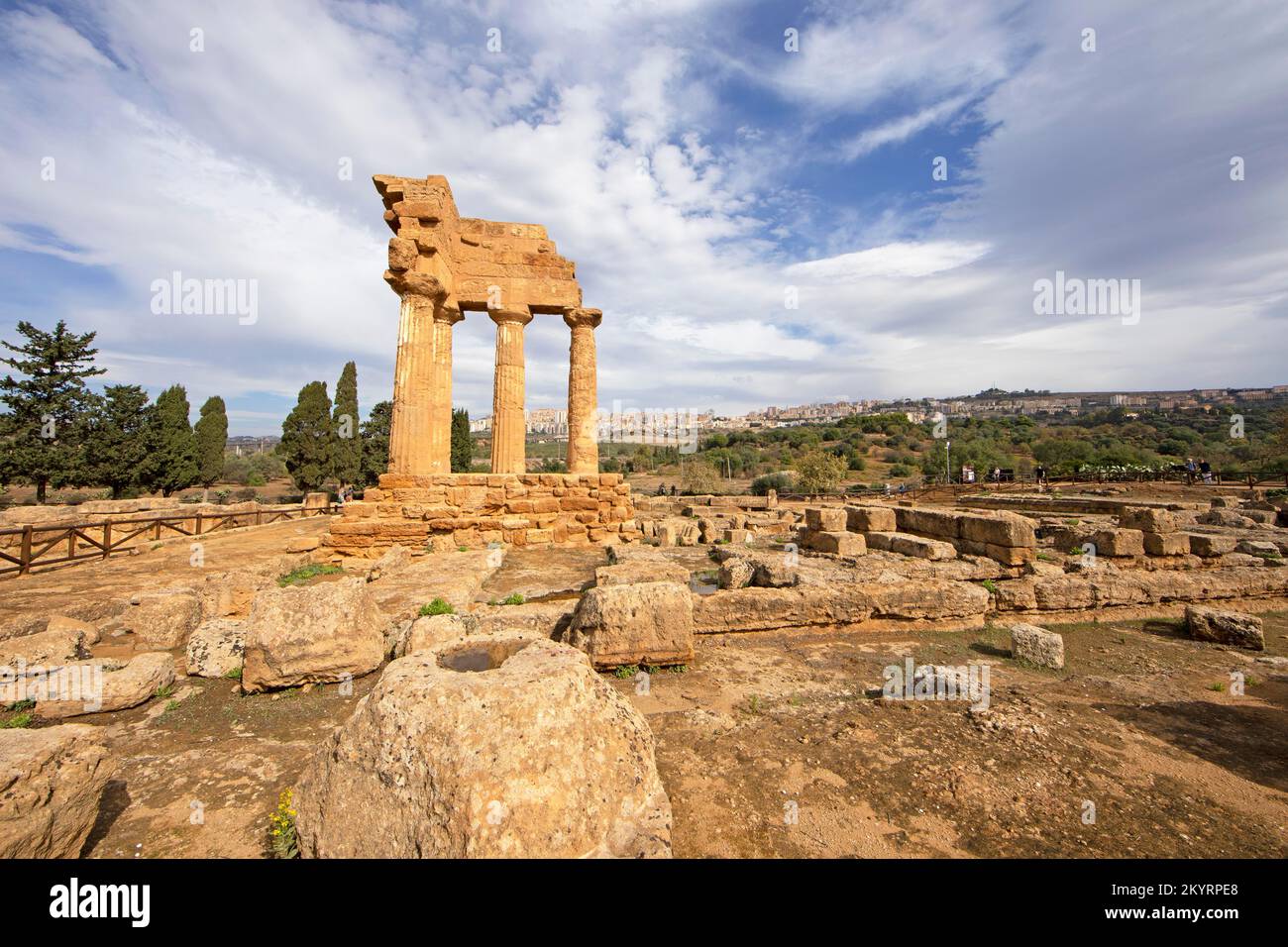 Valle dei Templi di Agrigento, Temple of the Dioscuri or Tempio di ...