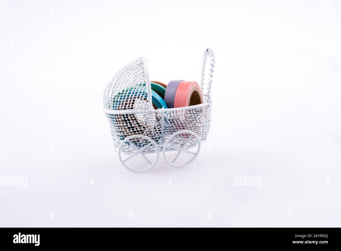 Colorful insulating adhesive tapes on white background Stock Photo - Alamy