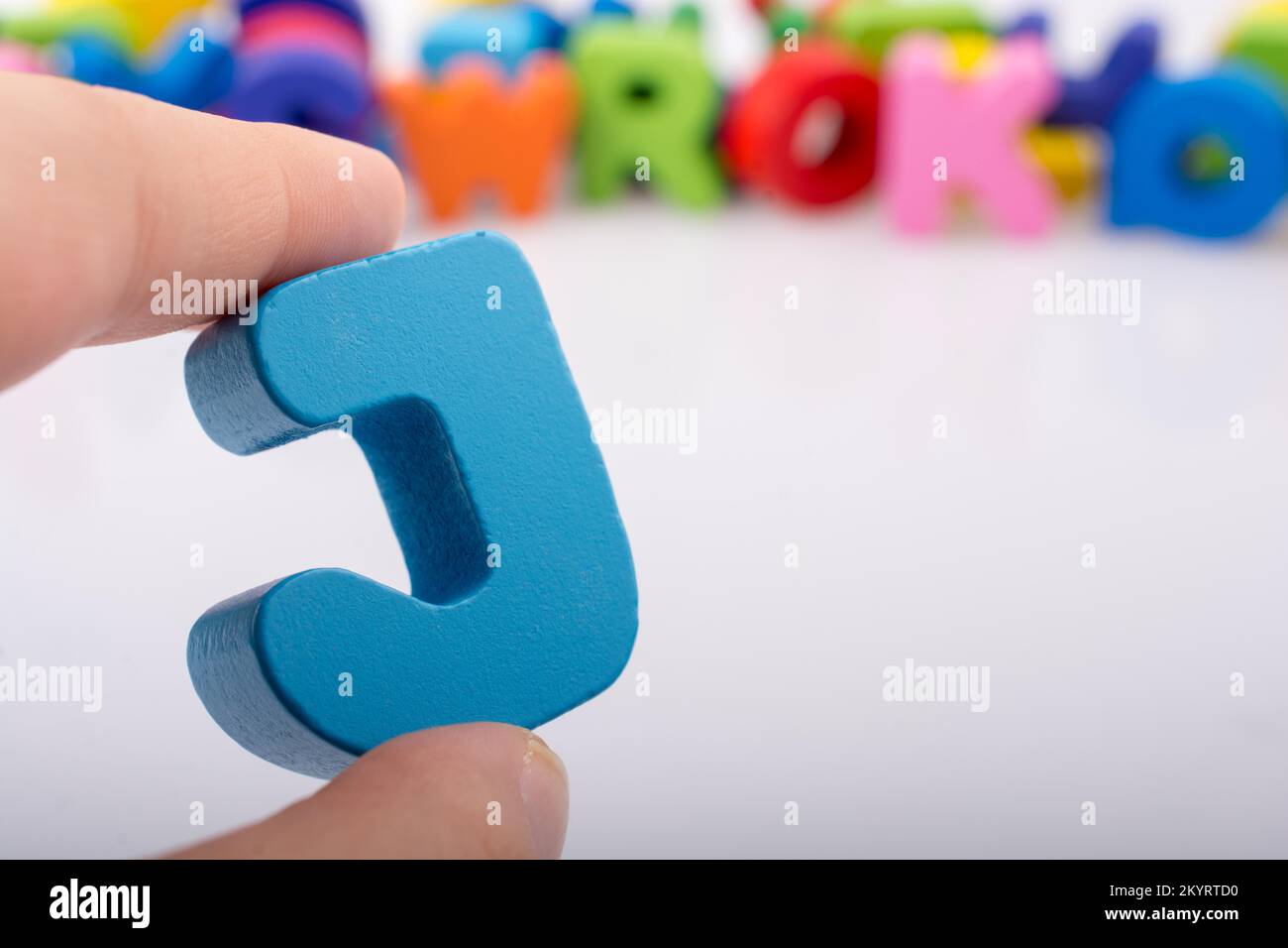 Letter cubes of Alphabet made of wood Stock Photo - Alamy