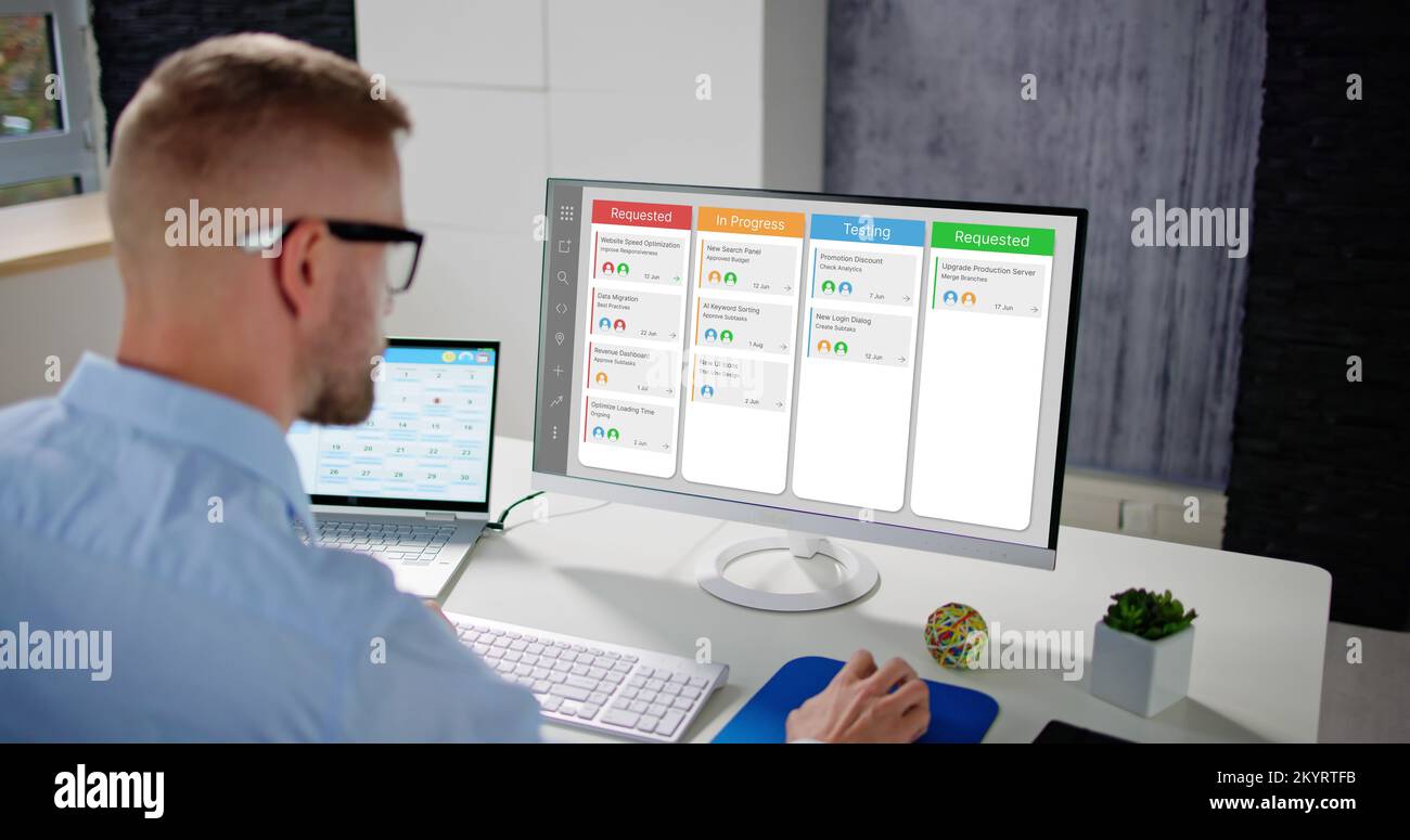 Scrum agile board business hi-res stock photography and images - Alamy