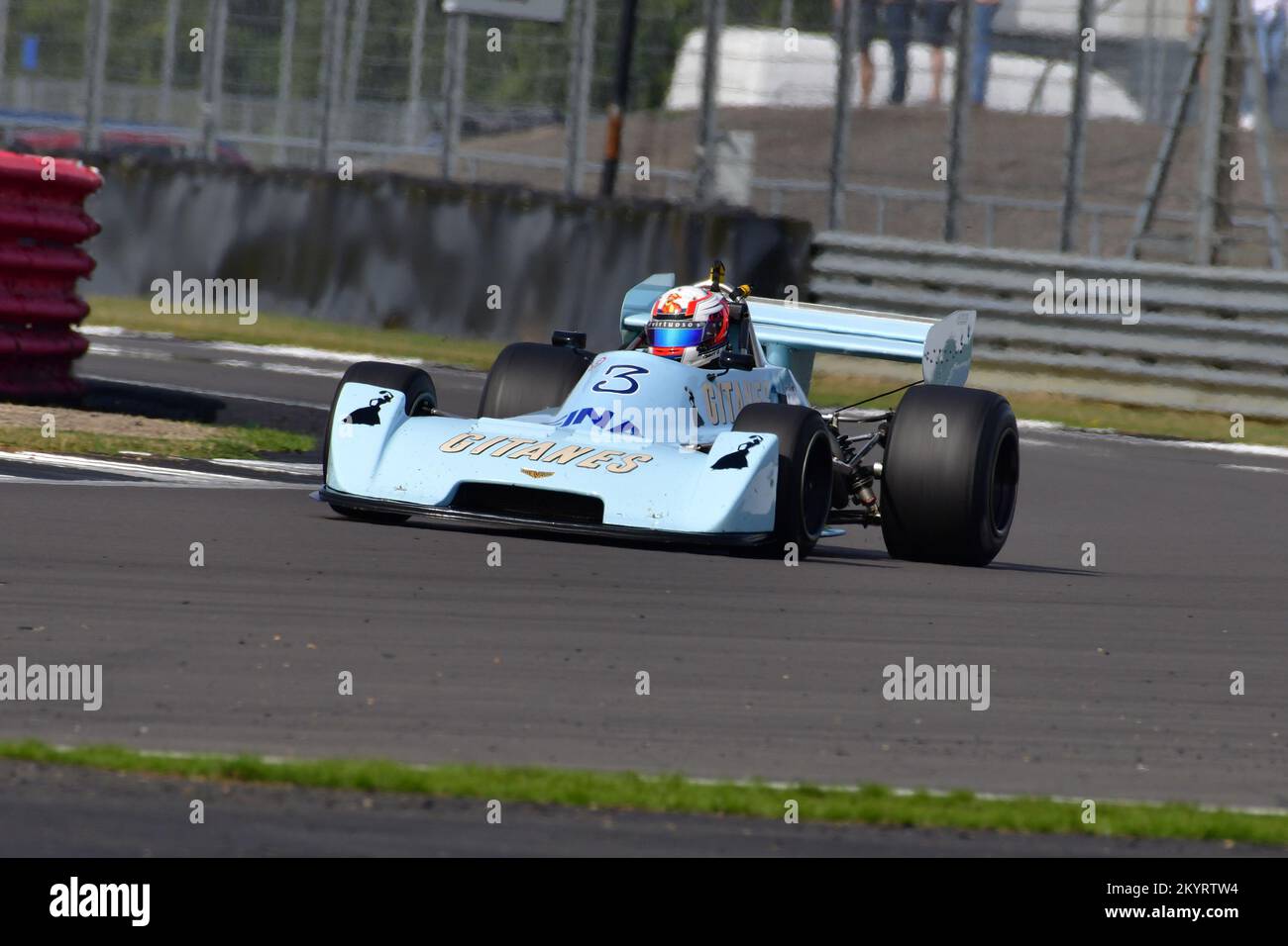 Timothy de Silva, Chevron B35, HSCC, Historic Formula 2, single seaters ...