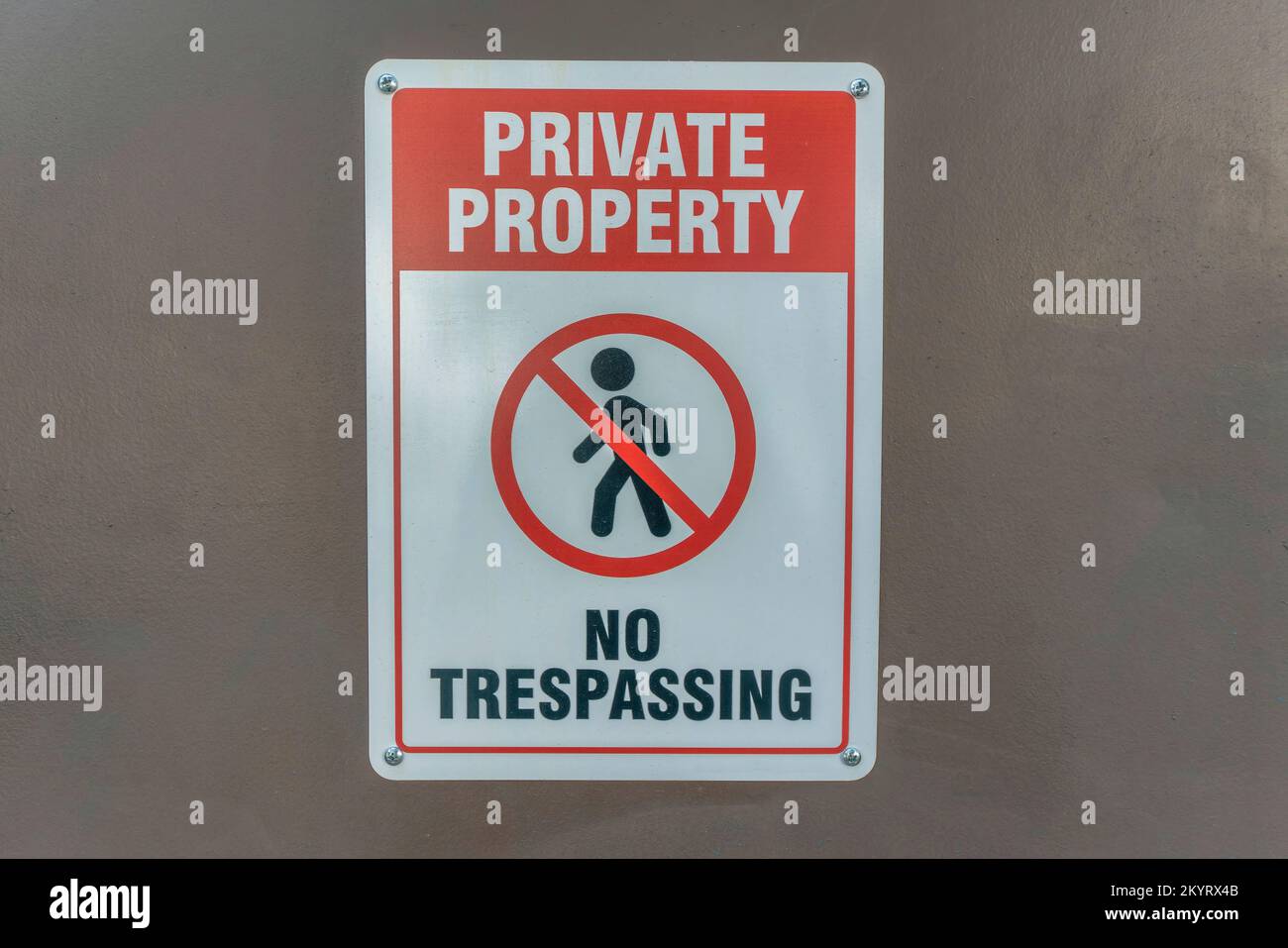 No entry unauthorized persons sign hi-res stock photography and images ...
