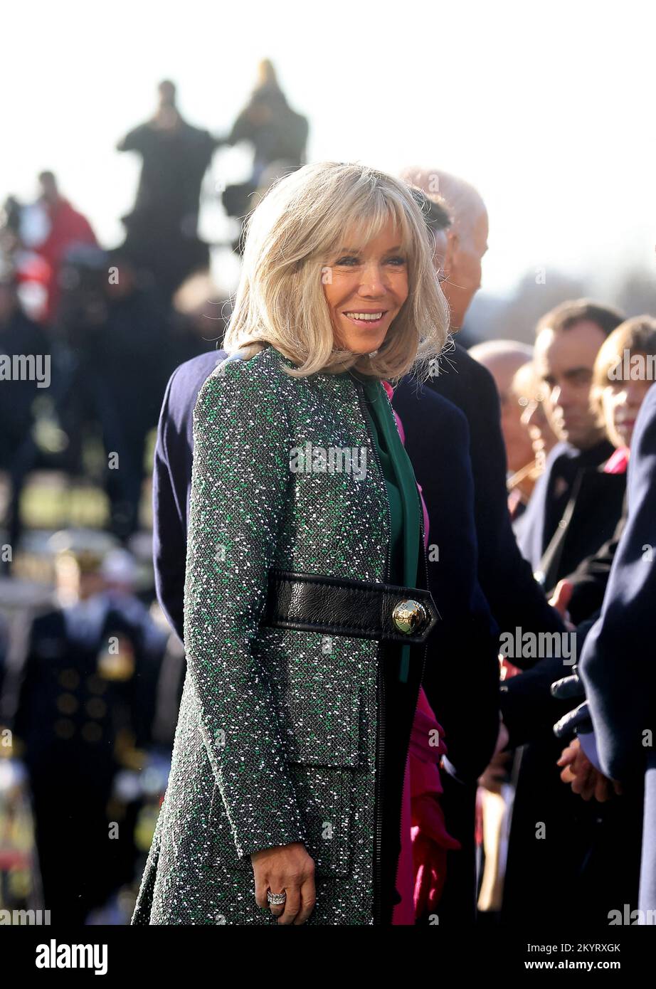 Washington, DC, USA on December 1st 2022. Brigitte Macron during ...