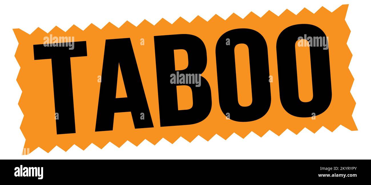 Taboo text Cut Out Stock Images & Pictures - Alamy