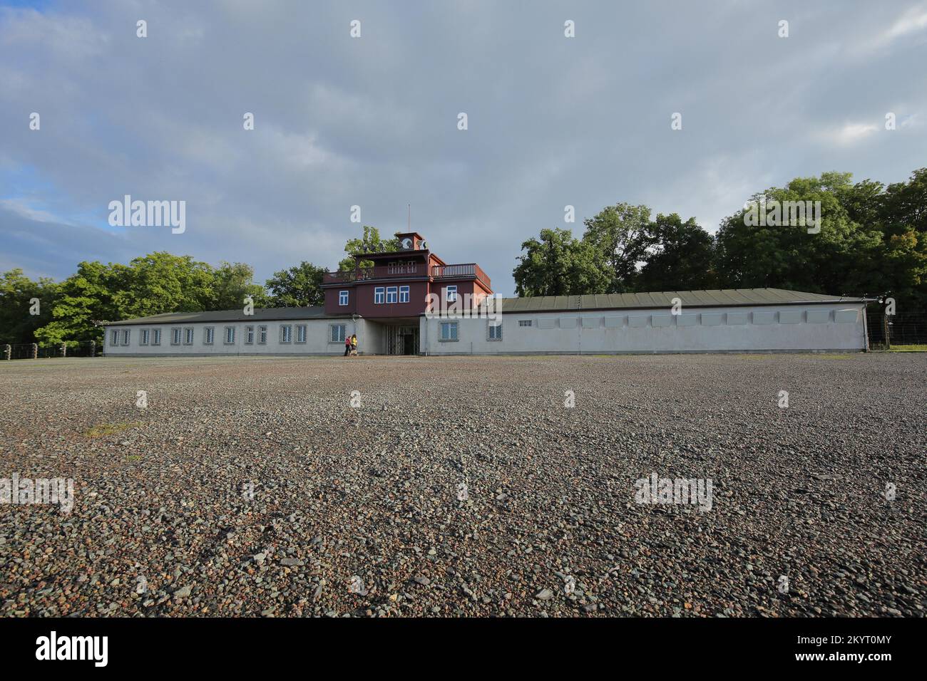 Concentration camp building, Nazi era, beech forest Memorial, Weimar ...