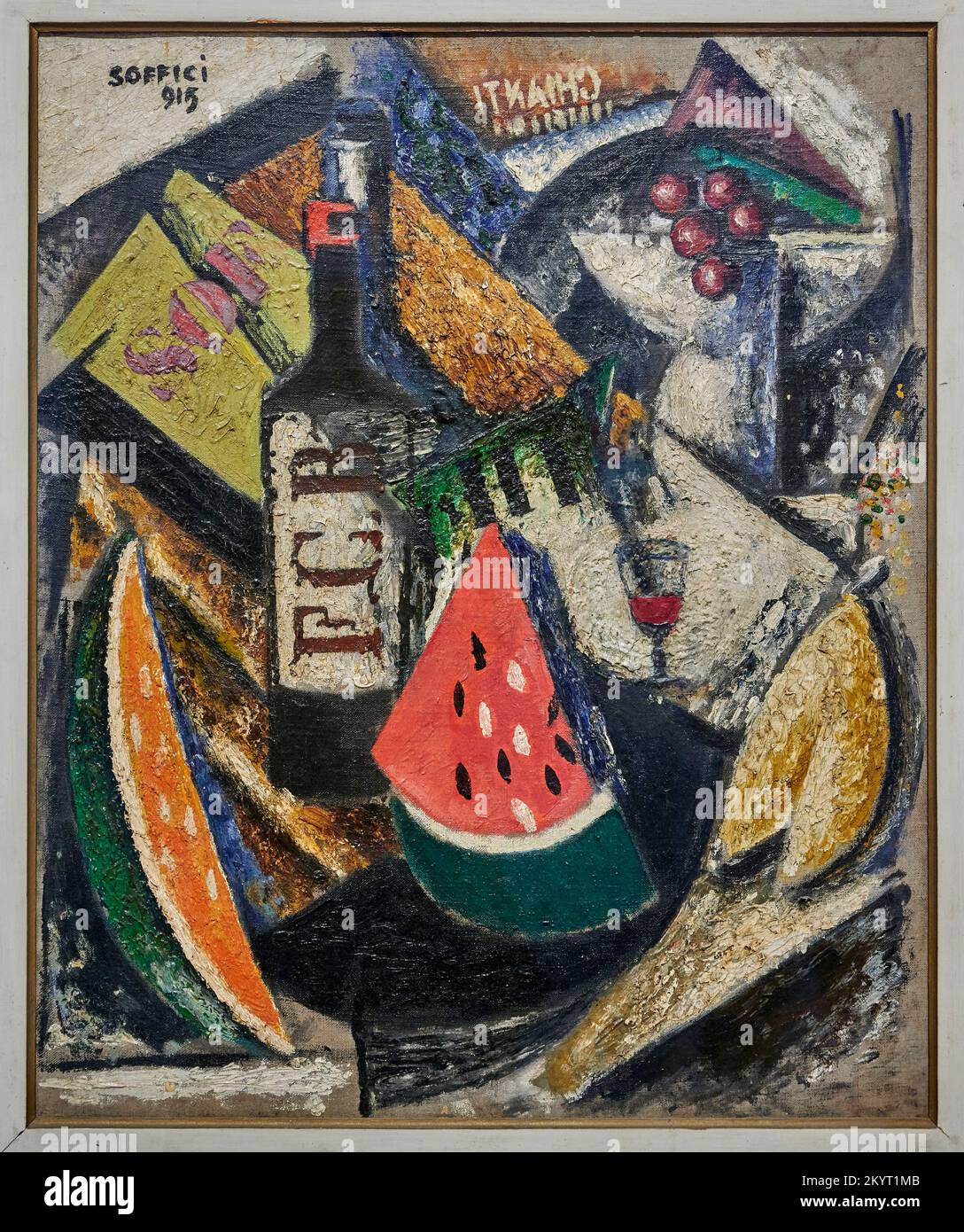 Frutta e liquori - olio su tela - Ardengo Soffici - 1915 - Milano ...