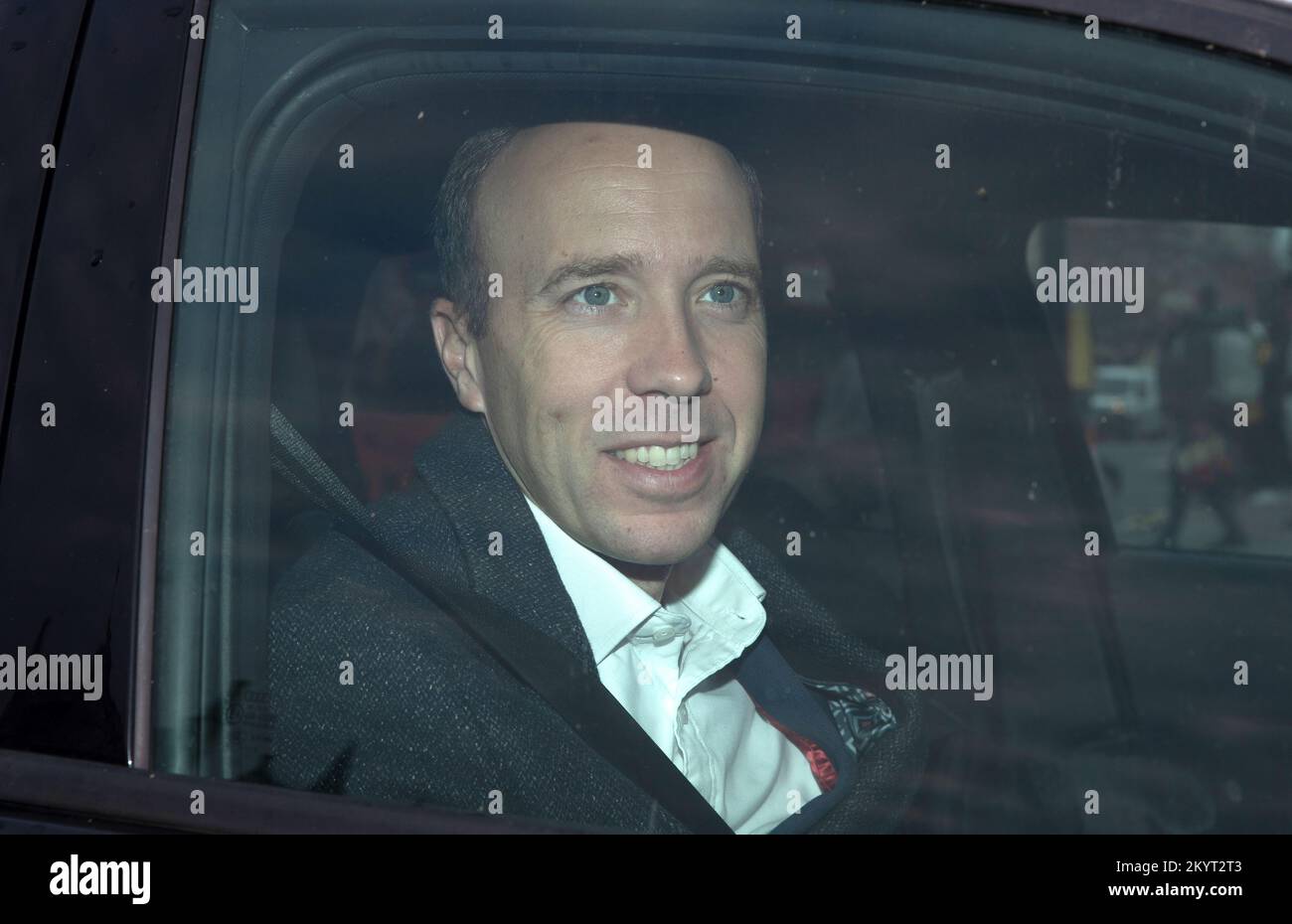 Matt Hancock Returns To The Houses Of Parliament In London For First