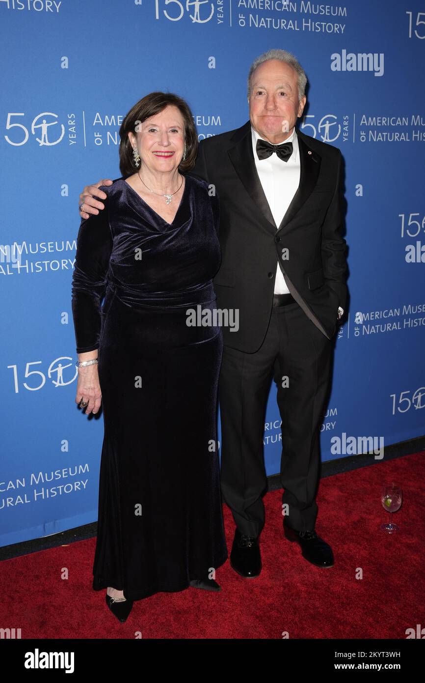 New York City, United States. 01st Dec, 2022. Ellen V. Futter and Lorne ...