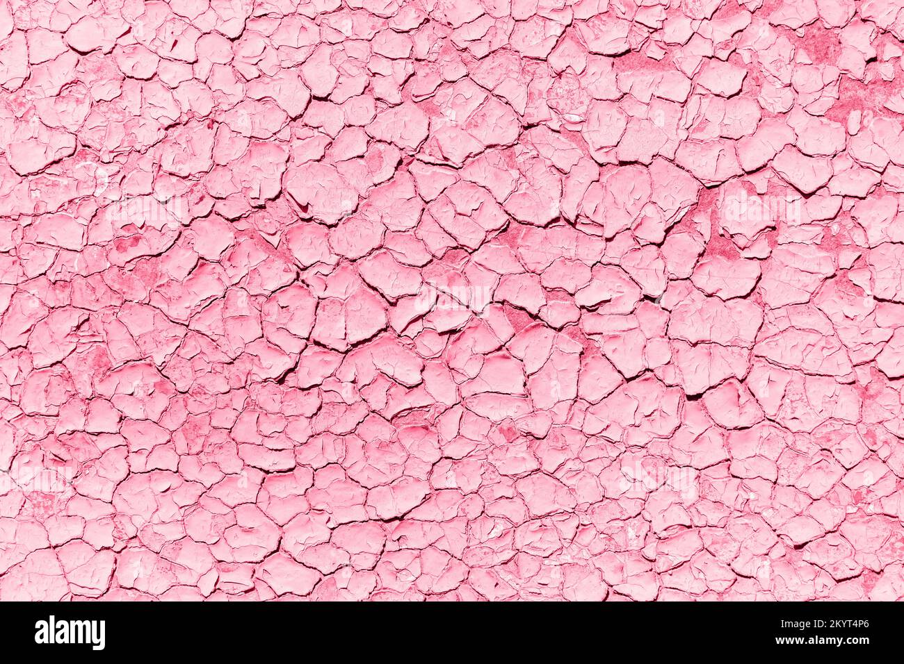 Old faded cracked painted surface pattern on building exterior interior ...