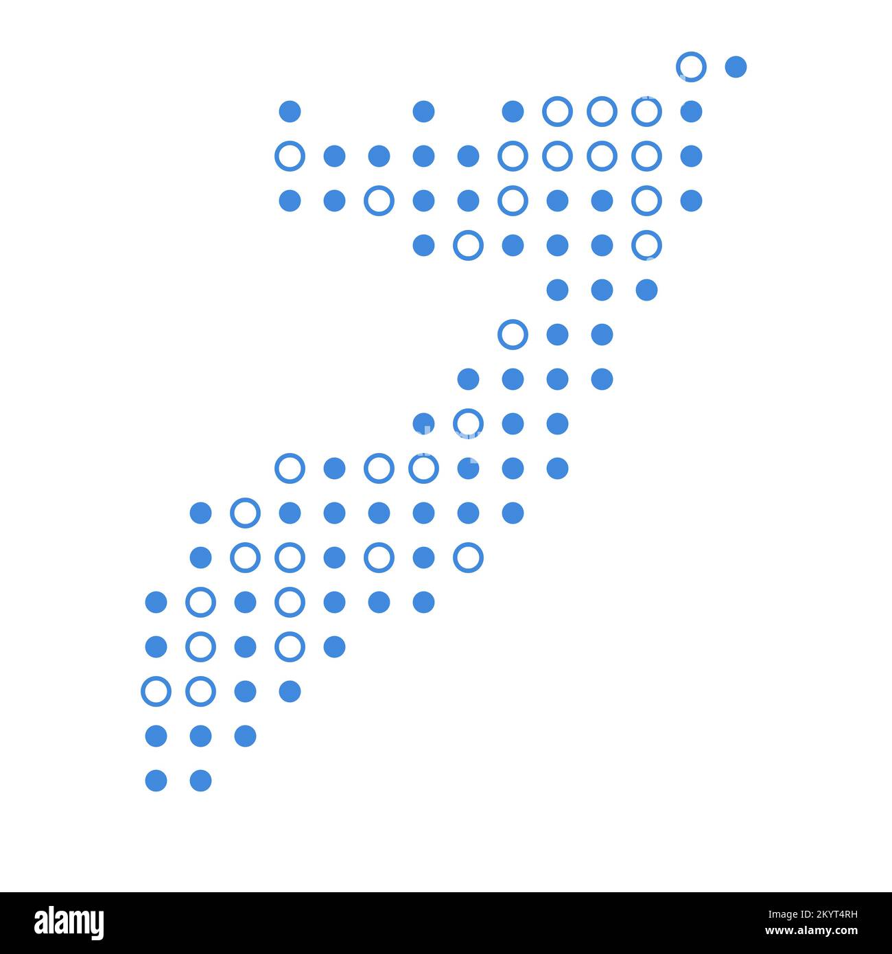 Somalia Map Silhouette Pixelated generative pattern illustration Stock ...
