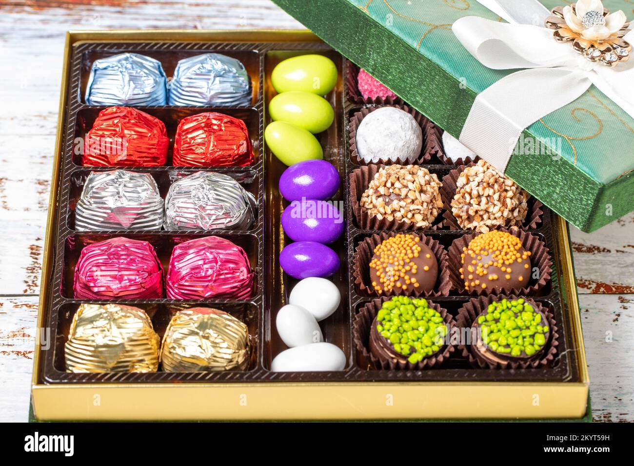 Packed chocolate assortment truffle hi-res stock photography and images ...