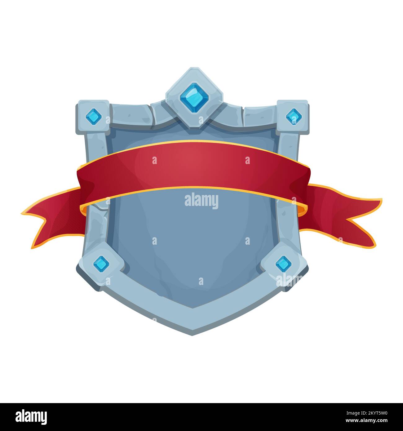 Shield Shape With Ribbon