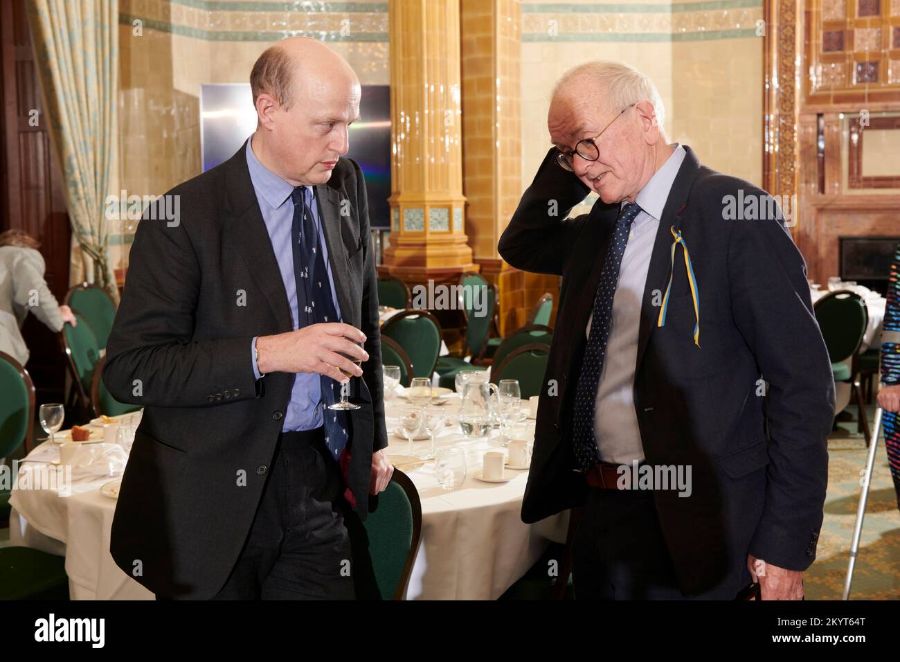 Harry Mount and Henry Marsh at The Oldie of the Year Awards 2022 Stock ...