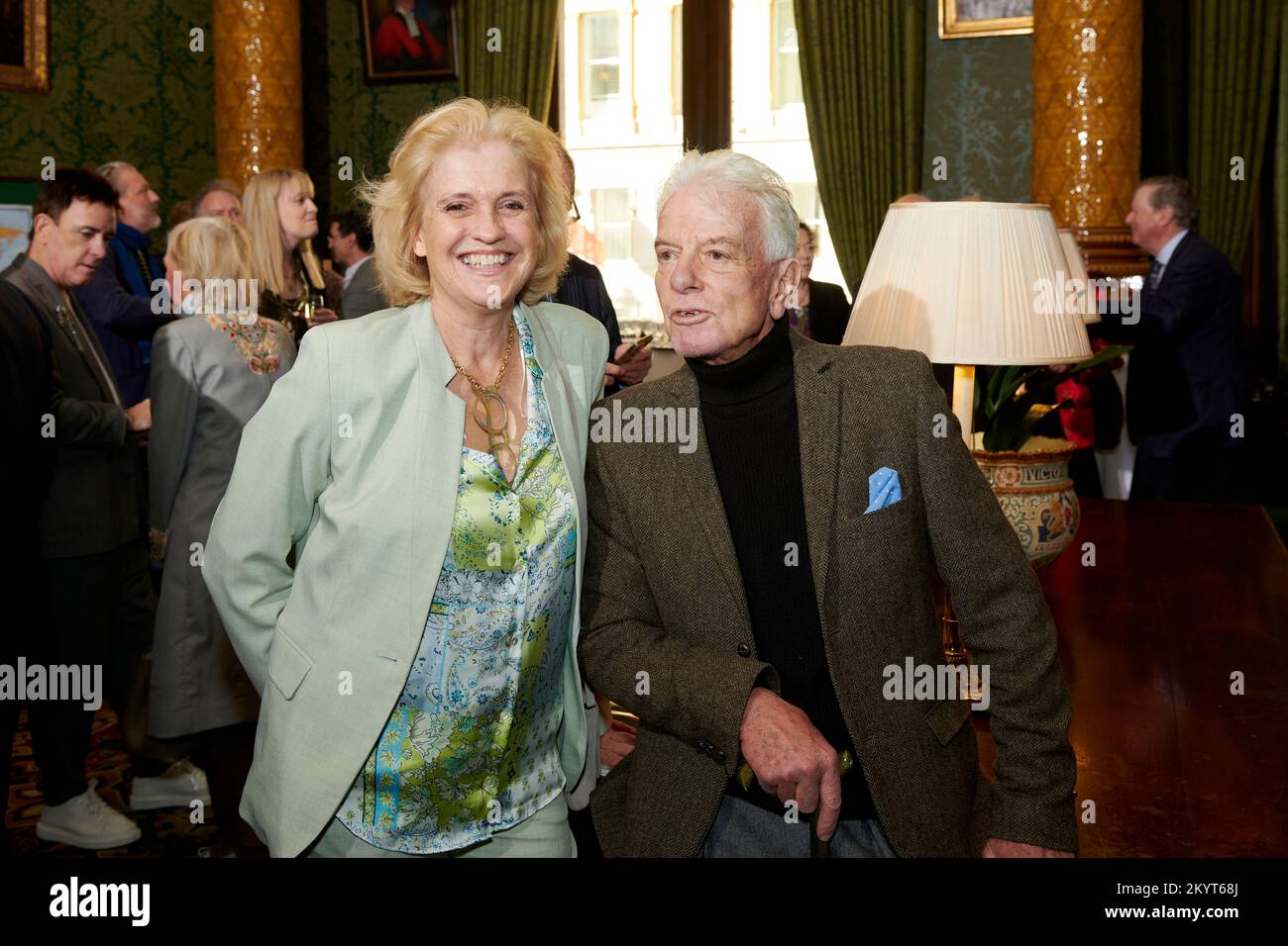 Hilary Whitehall and Nicky Haslam at The Oldie of the Year Awards 2022 ...