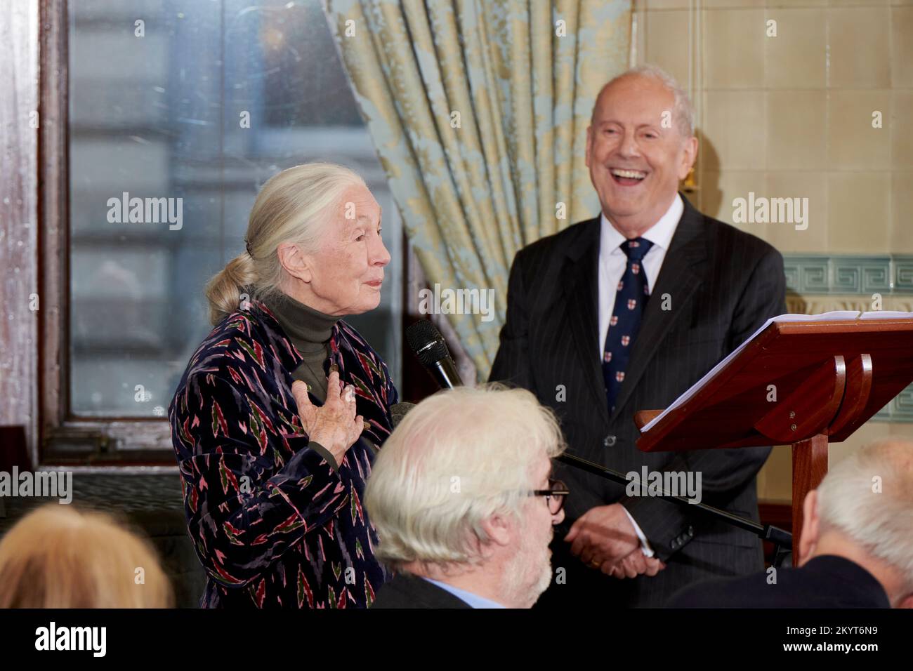 Jane Goodall and Gyles Brandreth at The Oldie of the Year Awards 2022 ...