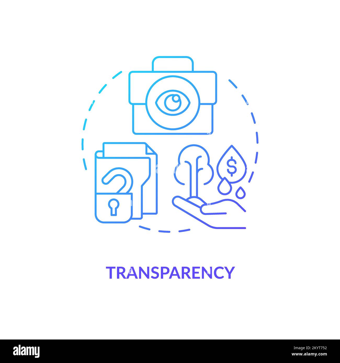 Transparency blue gradient concept icon Stock Vector Image & Art - Alamy