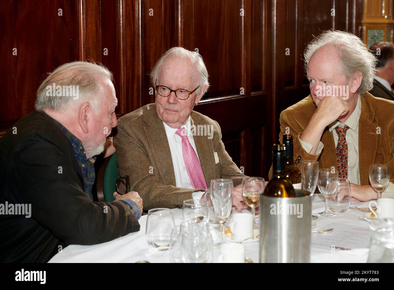 Kenneth Cranham, Micheal Whitehall and Craig Brown at The Oldie of the ...
