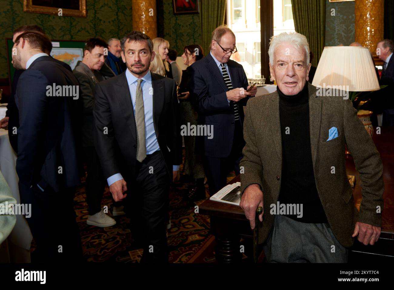 Nicky Haslam & Giles Coren at The Oldie of the Year Awards 2022 Stock ...