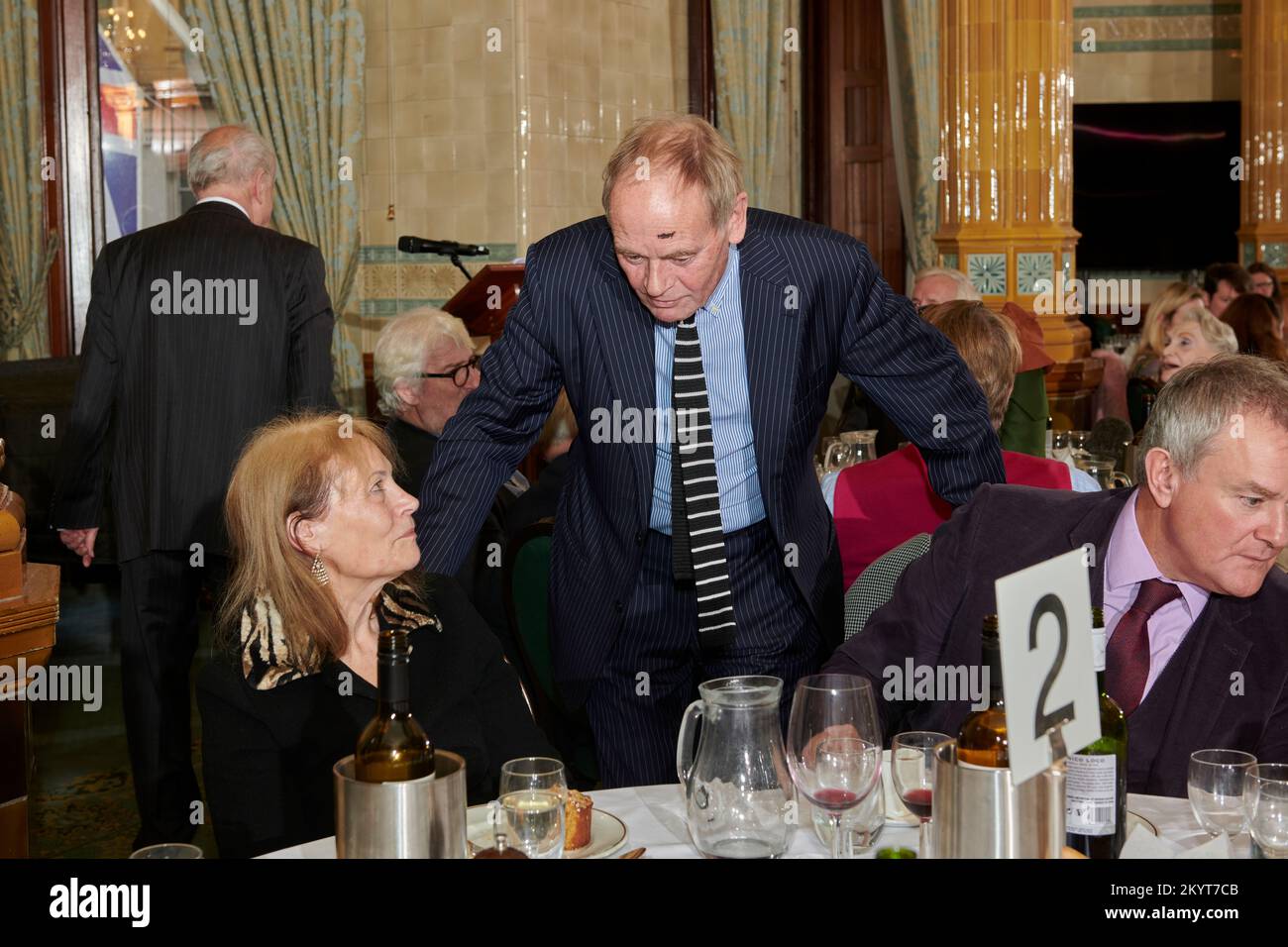 Michelle Brandreth, John Lloyd and Hugh Bonneville at The Oldie of the ...