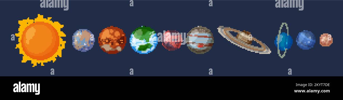 Solar system background template illustration Stock Vector Image & Art ...