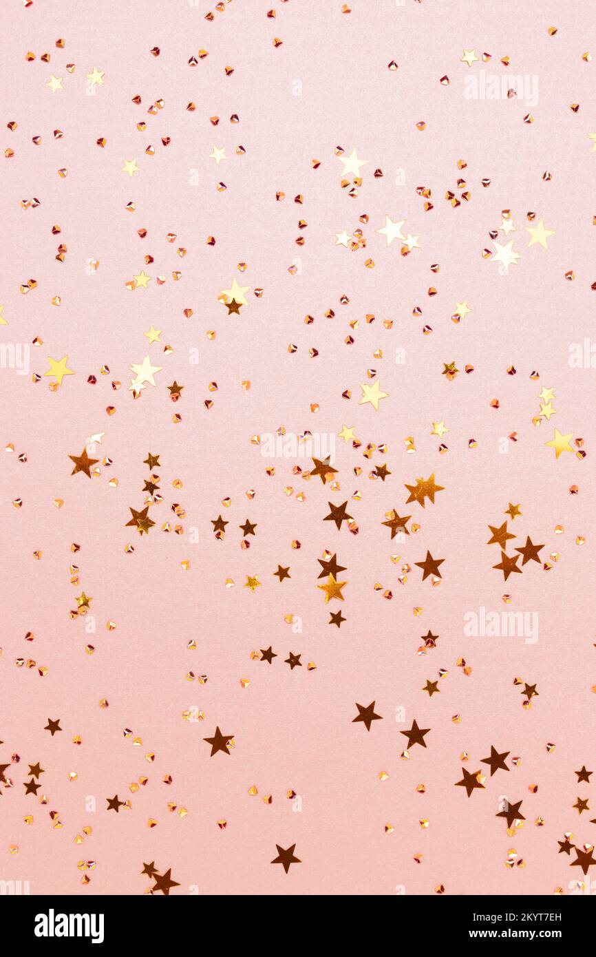 Shiny gold star small stars hi-res stock photography and images - Alamy