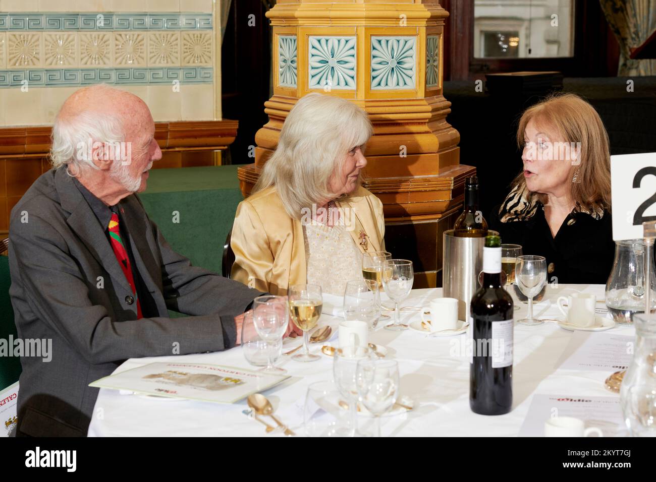 Roger McGough, Jilly Cooper and Michelle Brandreth at The Oldie of the ...