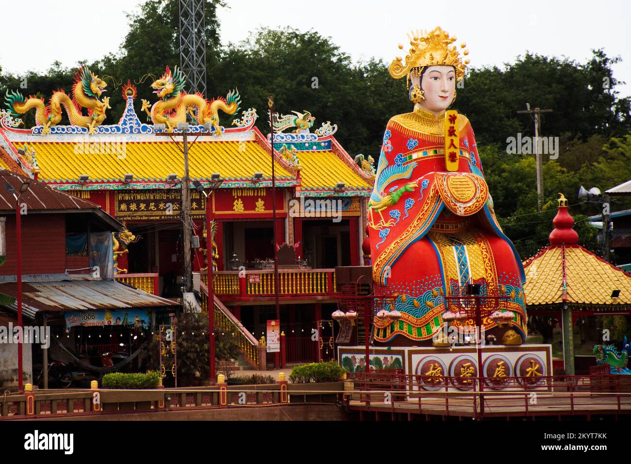 Shrine of Chao Pho Thepharak Chao Mae Thapthim or Mazu Matsu Chinese ...