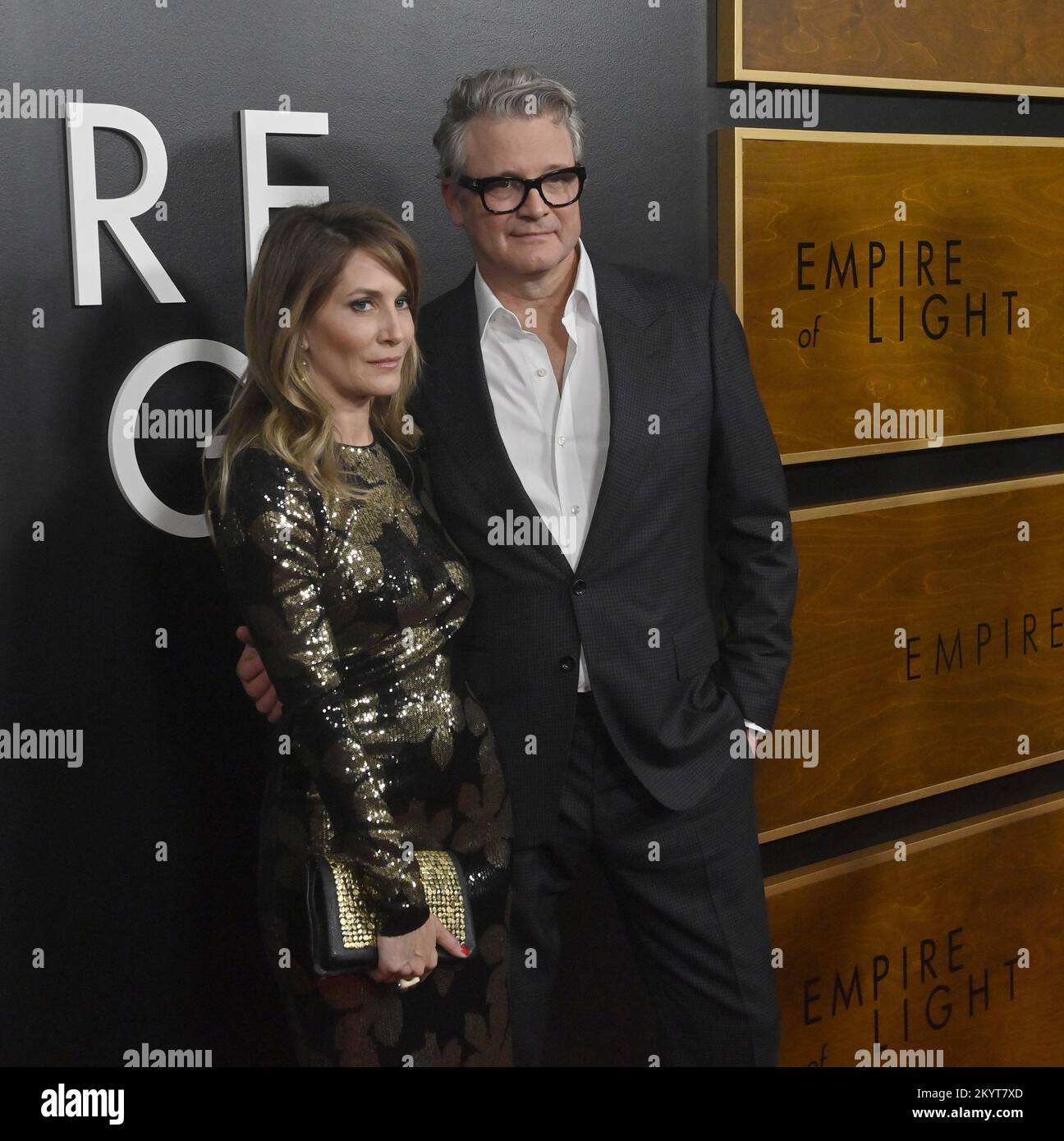 Cast member Colin Firth and writer Maggie Cohn attend the premiere of ...