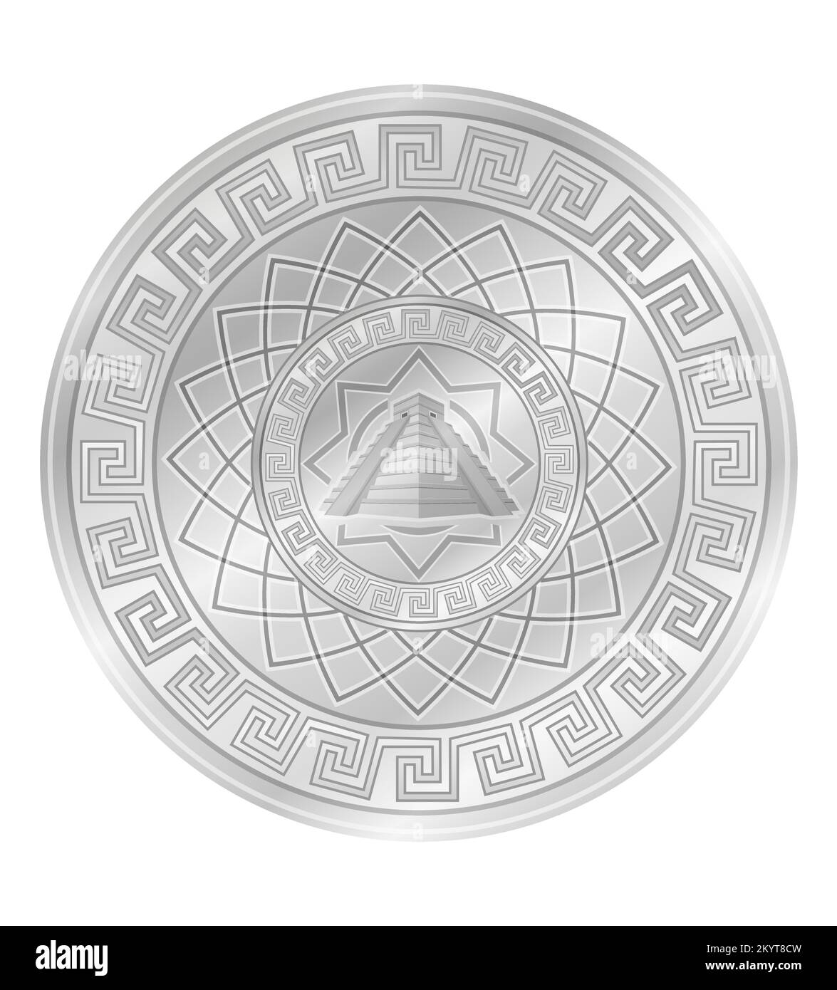 Old indian coin Stock Vector Images - Alamy