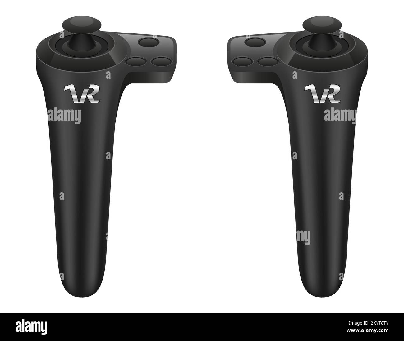 virtual reality glasses controller vr vector illustration isolated on ...