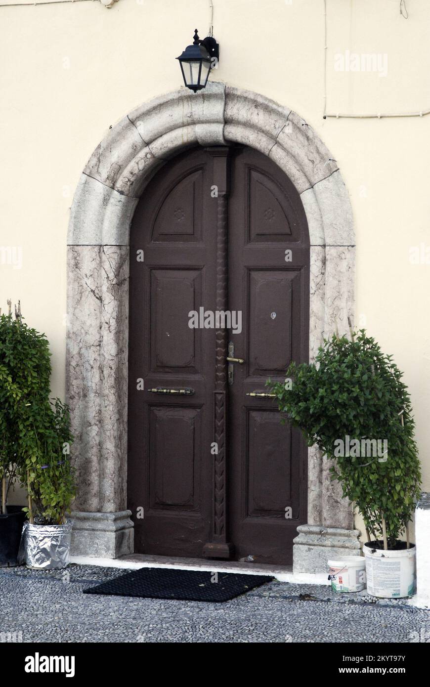 Greece, Dodecanese, Rhodes island Apollona traditional village (part 01 ...