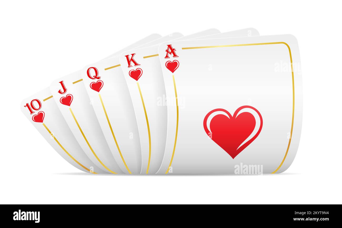 casino cards for gambling vector illustration isolated on white ...