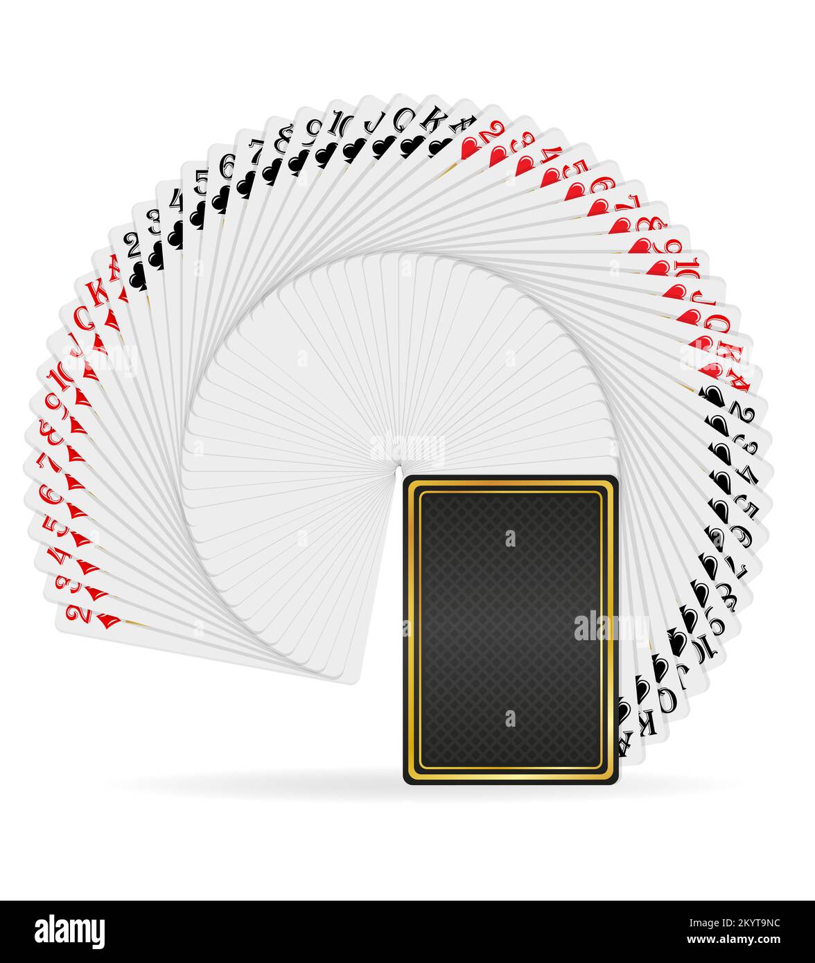casino cards for gambling vector illustration isolated on white ...