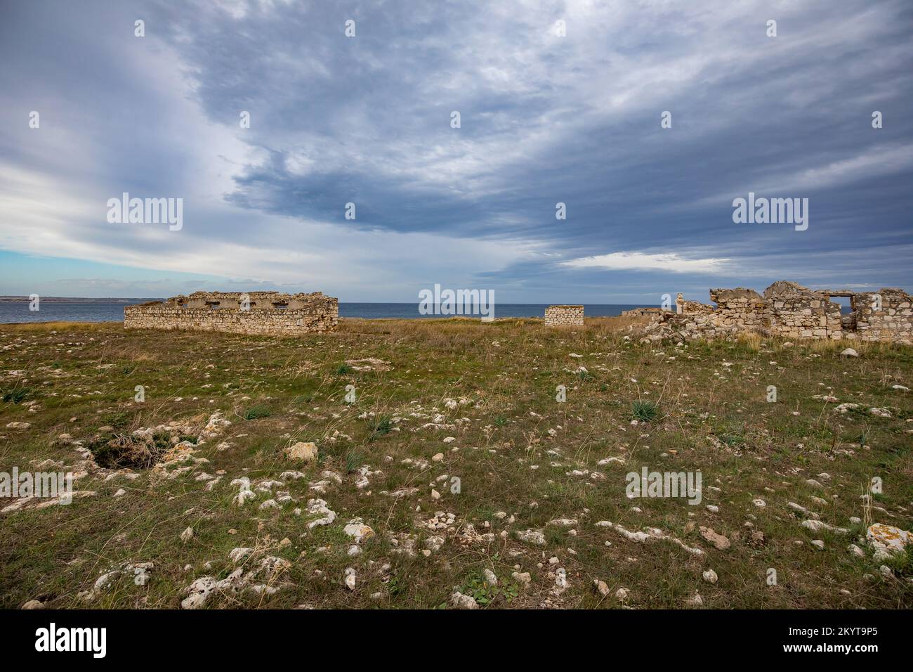 WWii Italian defence placements in Sicily Stock Photo - Alamy