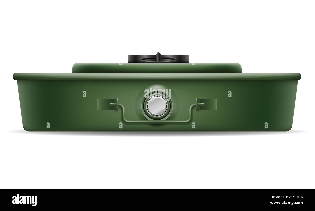 panzer tank military mine vector illustration isolated on white ...